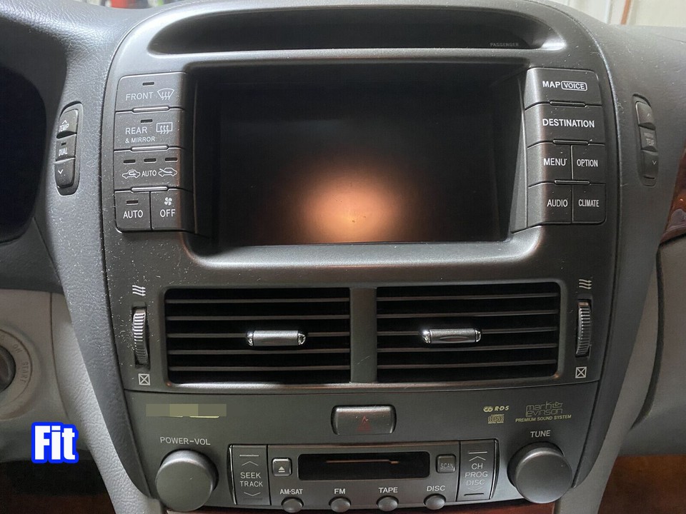 For 2001-2006 Lexus LS430 Dash Radio Head Unit CarPlay Navi WIFI RDS BT ...