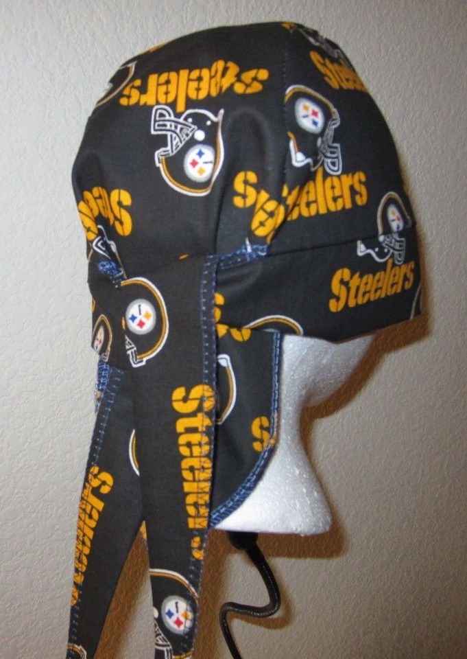 Pittsburgh Steelers Welding Welders Hat Surgeon DooRag Skullcap Do Rag ...