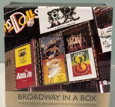 “Broadway in a Box” The Essential Broadway Musicals Collection 25 X CDs ...