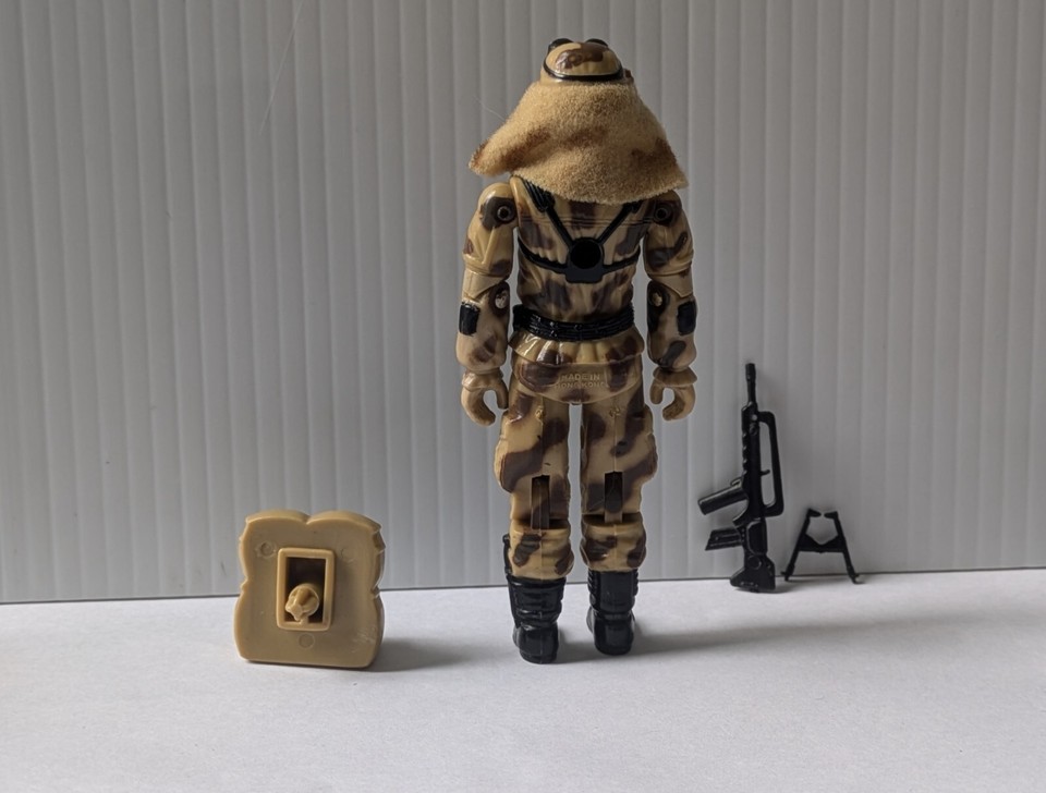 1985 Hasbro GI Joe Dusty Action Figure Complete With Bipod ARAH | eBay