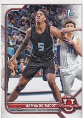 2021-22 Bowman 1st RC Armando Bacot First Rookie FR1055 | eBay