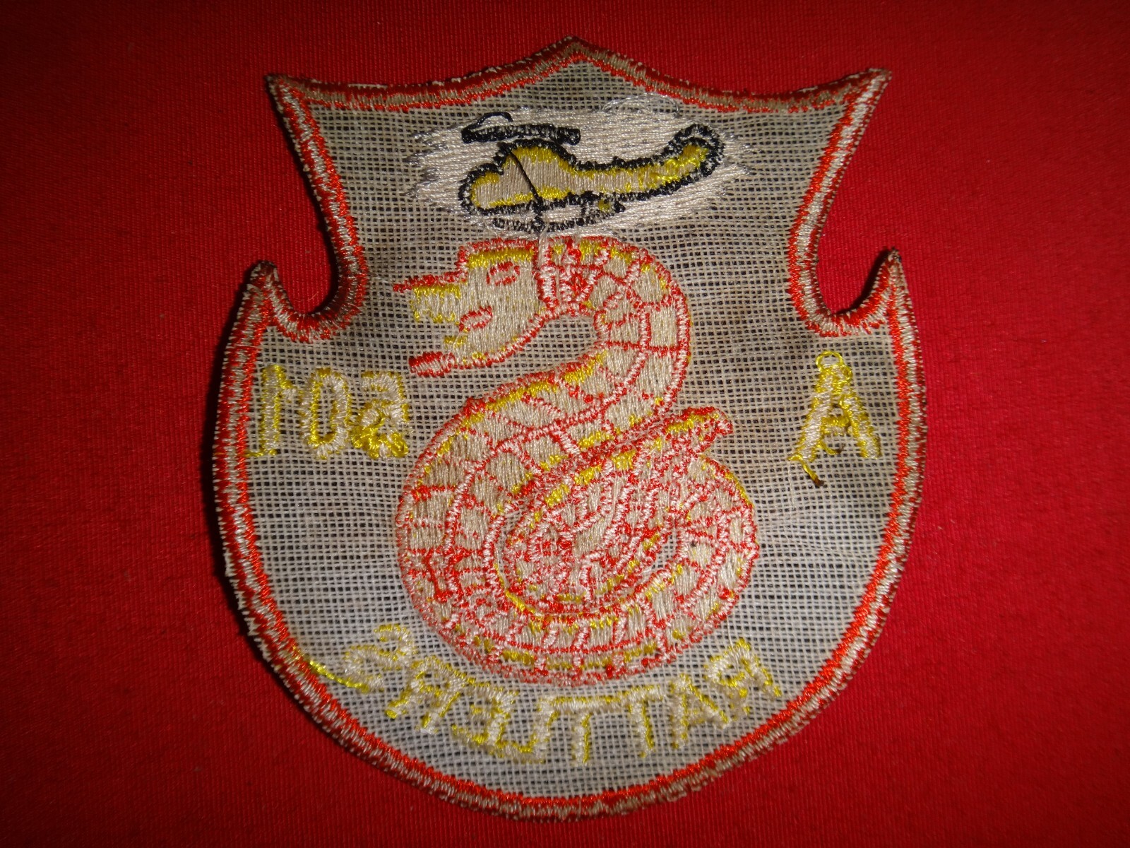 Vietnam War US Army A Company 501st Aviation Battalion RATTLERS Patch ...