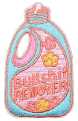 Bulls**t Bull Crap BS Remover Cleaner Funny Joke Humor No Nonsense Iron ...