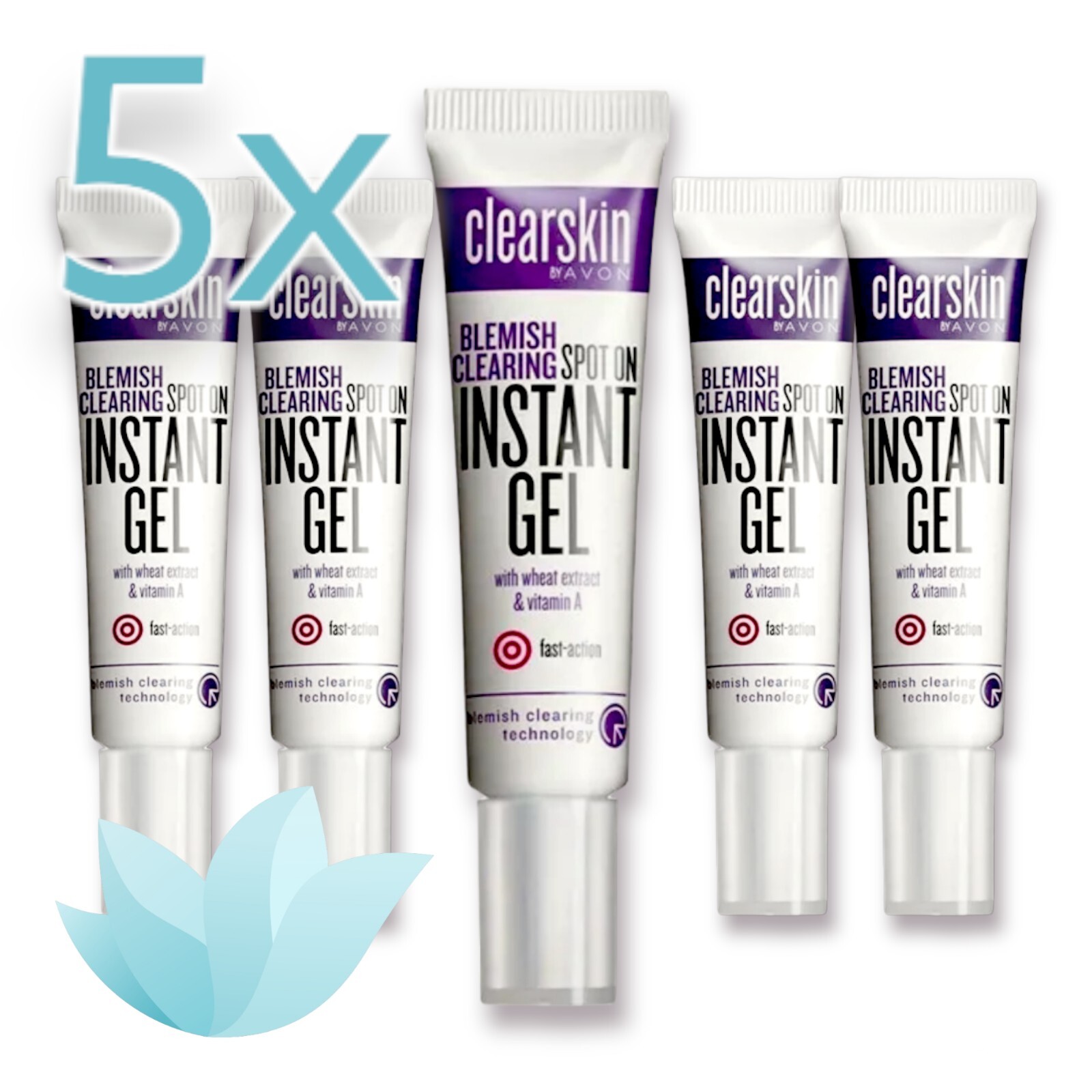 Lot (5) Avon Clearskin Blemish Clearing Spot On Instant Gel, 15ml ...