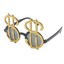 Gold Dollar Sonnenbrille Fun Party Brillen Geld Cash Casino Brille | eBay