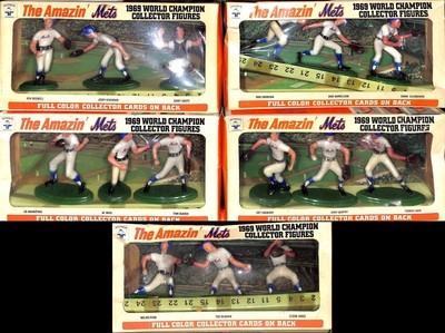 1969 Transogram New York Mets Statues Complete 15-Card Set Nolan Ryan ...