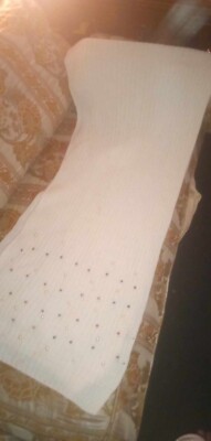 Jessica Simpson Pearl White Scarf | eBay