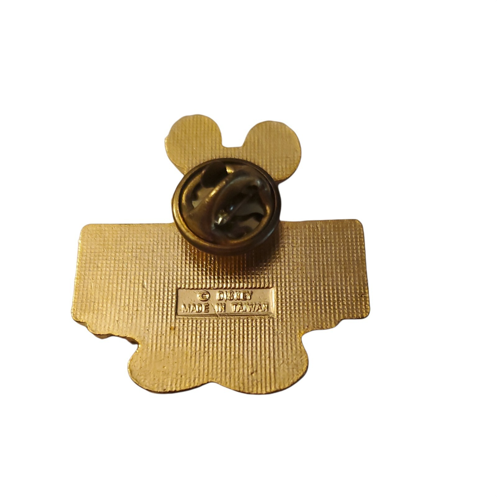 Mickey Mouse Sign Walt Disney World Pin Tie Tack Red Gold Yellow White ...