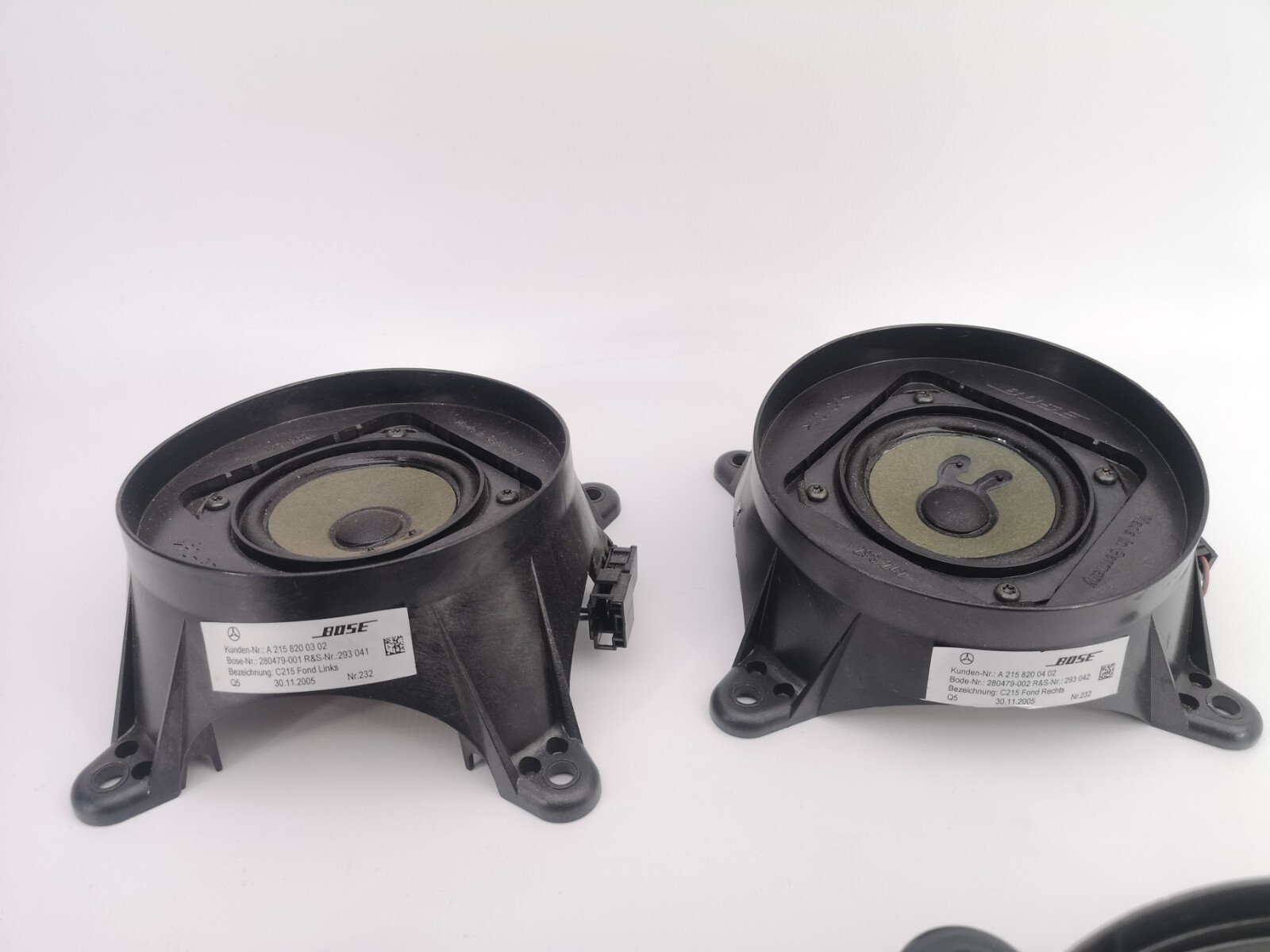 Door and Dash 7 Speakers Set for Mercedes MB CL500 CL55 CL600 C215 W215 ...