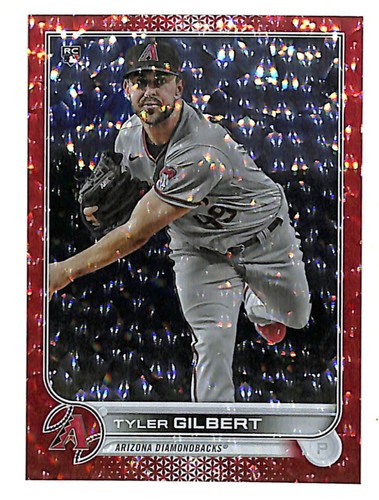 2022 Topps #130 Tyler Gilbert 93/199 Orange Ice Foil Rookie Card Dbacks ...