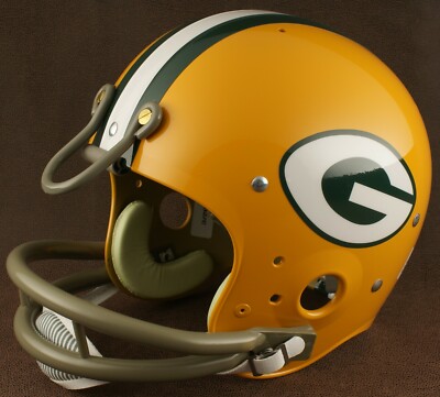 GREEN BAY PACKERS 1961-1979 NFL Authentic THROWBACK Football Helmet | eBay