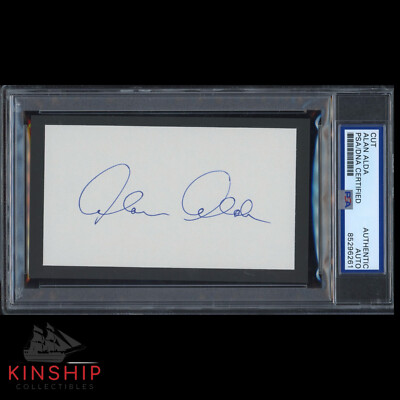 Alan Alda signed Cut PSA DNA Slabbed Rare MASH Actor Auto C3483 | eBay