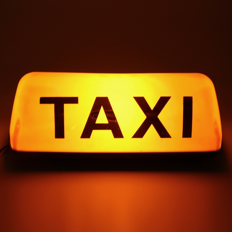 12V Taxi light Suction Magnet Roof Waterproof Top Sign Magnetic imeter ...