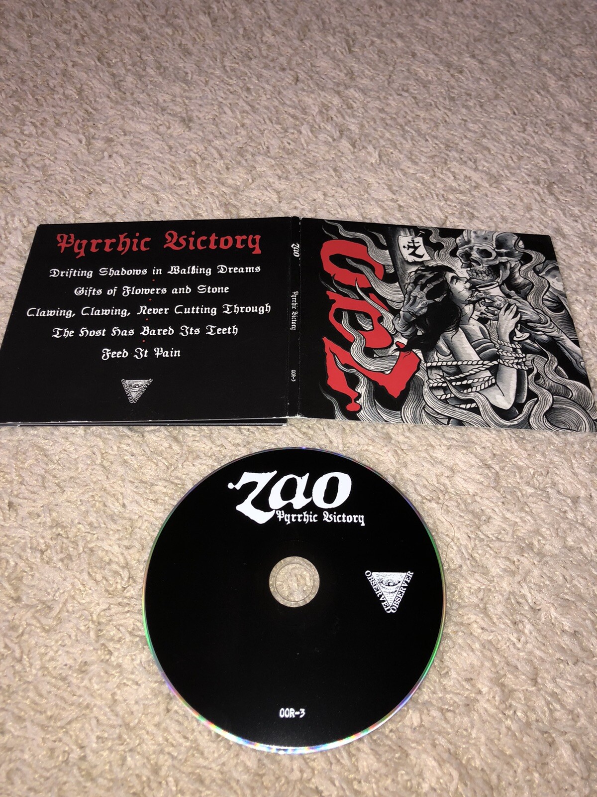 Pyrrhic Victory By Zao CD EP RARE! MC HC Living Sacrifice Haste The Day ...