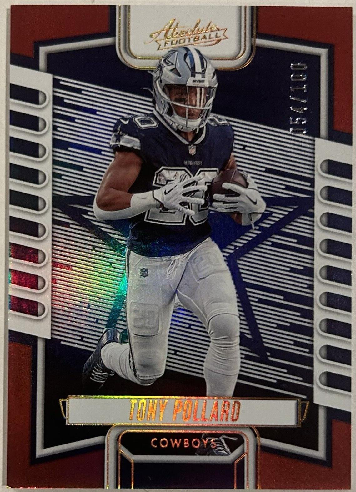 2023 Panini Absolute - Tony Pollard #58 Spectrum Red /100 for sale ...