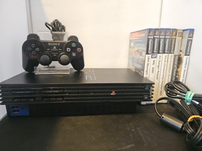 Playstation 2 Console Bundle 1x Official Controller 8x Games Plug&play ...