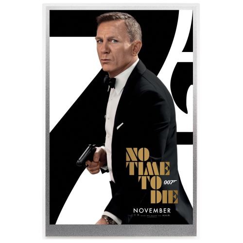 2020 PM 007 James Bond No Time To Die Movie Poster Silver Foil D7-401 | eBay