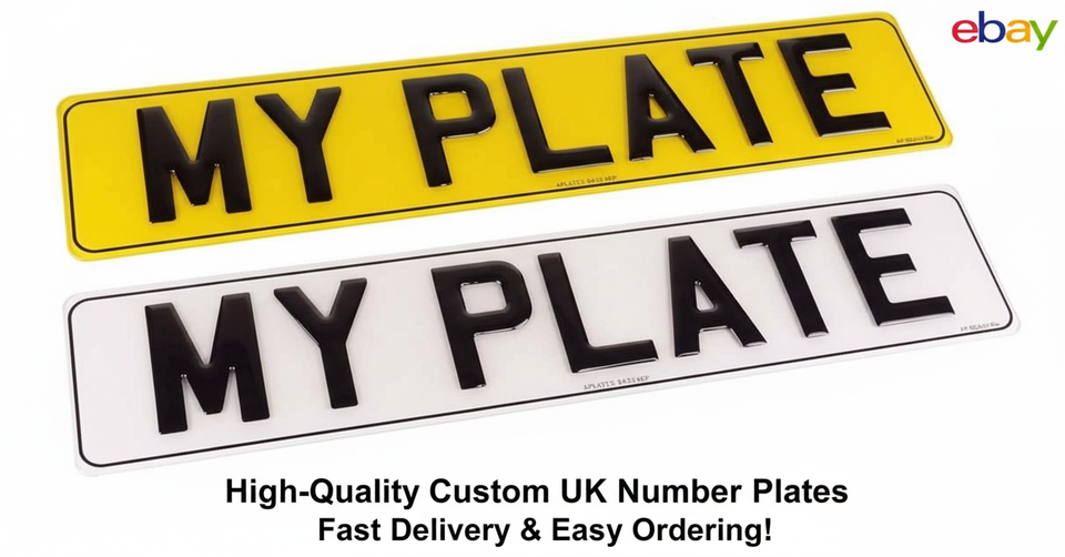 Number Plates 2D Premium Quality – UK Road Legal & 100% MOT | | eBay UK