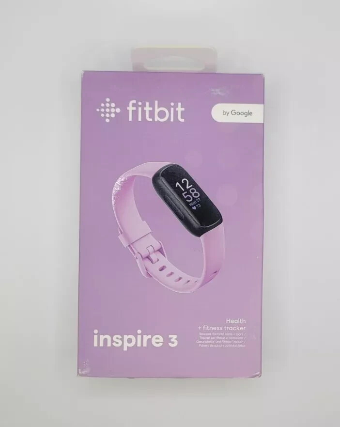 Fitbit Inspire 3 Heart Rate Monitor Health & Fitness Tracker - Lilac ...