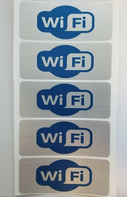 WIFI, sticker Multi Color, Brand New, Free Shipping!!! 5 pack | eBay