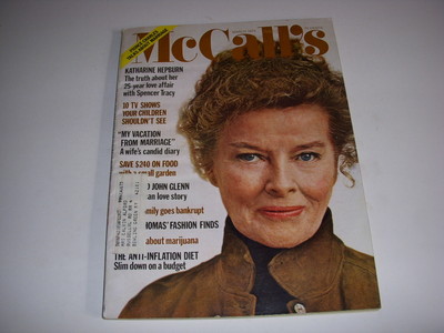 WOMAN'S DAY MAGAZINE, MARCH, 1975, KATHARINE HEPBURN, SPENCER TRACY ...