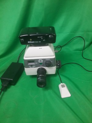 Nikon H-III Microscope Power Lens w/ FDX-35 Camera w/ Switch | eBay