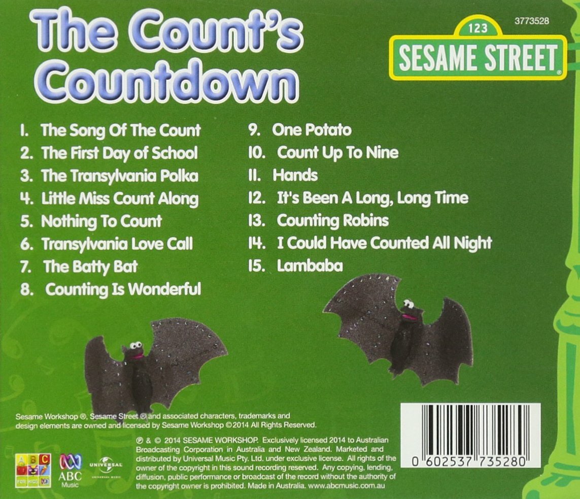 The Count's Countdown by the count, and Sesame Street Jim Henson ...