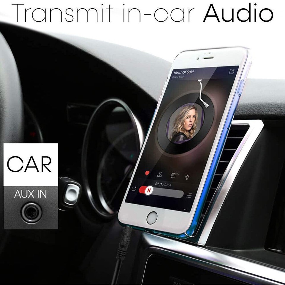 3.5mm Cable Male to Male Stereo Audio Speaker iPad PC Car Auxiliary AUX ...