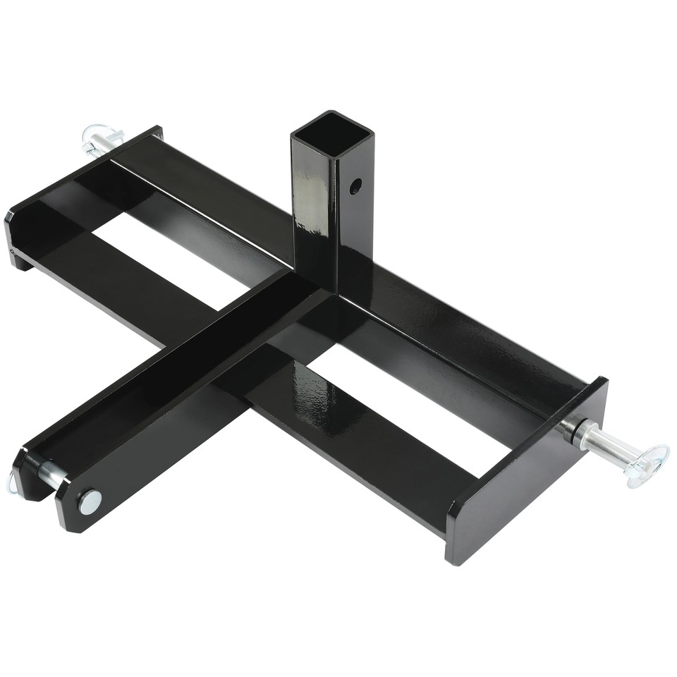 3 Point 2" Receiver Hitch Drawbar W/Suitcase Weight Brackets for CAT 1 ...