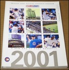 2001 Chicago Cubs Official Program Sammy Sosa Kerry Wood Poster Jon ...