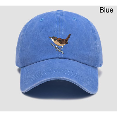 Personalized Cute Carolina Wren State Bird Embroidered Hat, Baseball ...