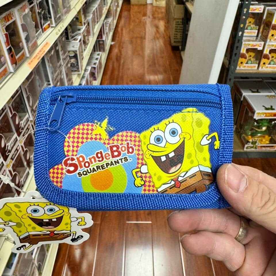 Spongebob wallet Children Wallet Kids Cartoon Coin Purse - Blue | eBay