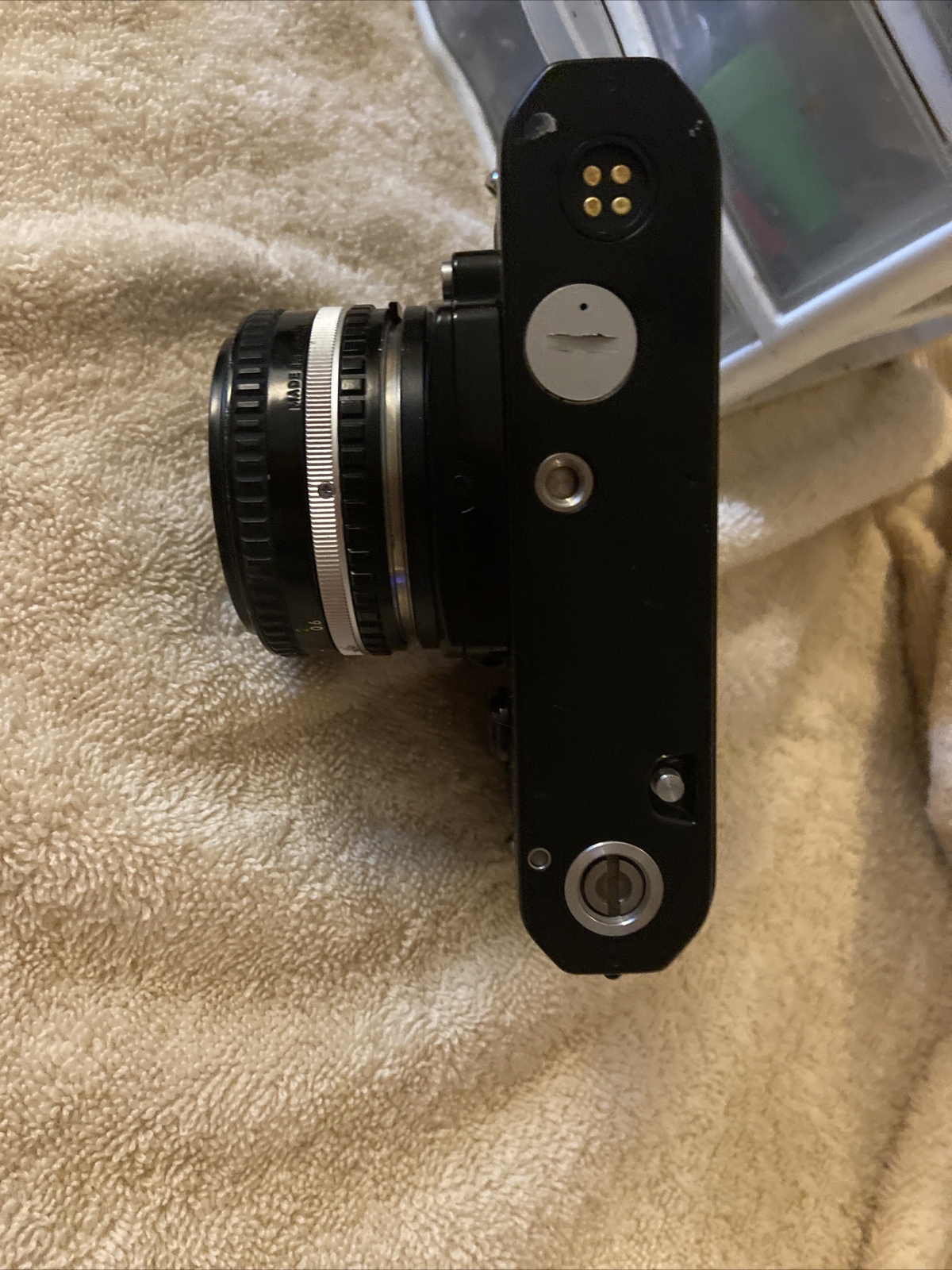 Nikon FE Black Body 35mm Camera with 50mm f1.8 E Lens near mint ...