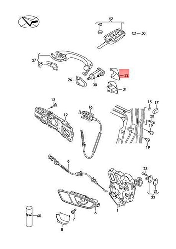 Genuine Cap VW SEAT SKODA Arteon Golf R32 Gti Rabbit 5G2837880DGRU | eBay