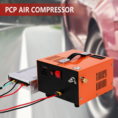 Auto-Stop PCP Air Compressor 30MPA 12V/110V for Airgun Scuba Paintball ...