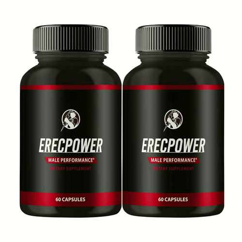 2-Pack ErecPower For Men Extra Strength Mens Supplement Erec Power- 120 ...