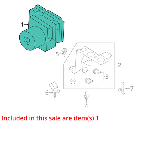 2013 2014 Ford Escape ABS Anti-Lock Brake Pump Module Break Assembly ...