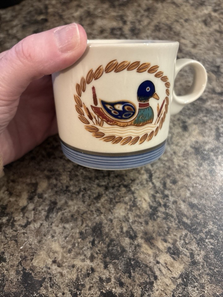 Vintage Epoch American Mallard Decoy Duck Mug Made In Korea 1980’s Set ...