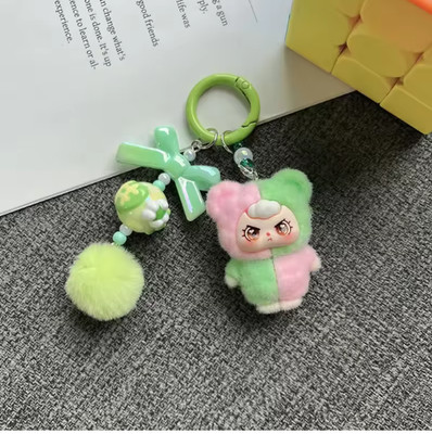 Mini Keychains Cartoon Keyring Kawaii Backpack Pendant Key Chain Car ...