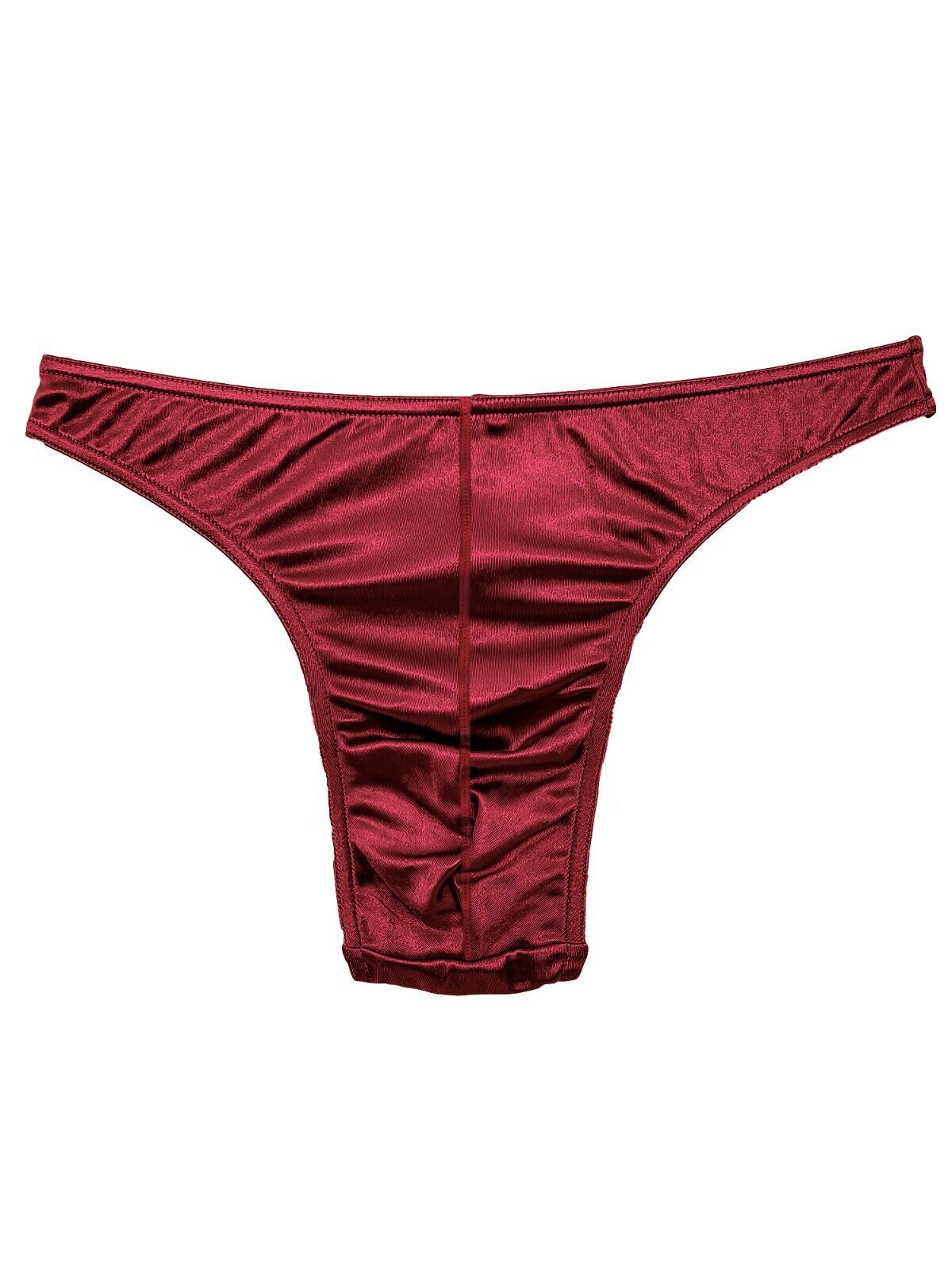 Satin Mens Thongs Underwear Panties Silky Sexy Man G String Undies