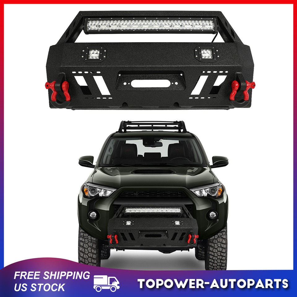 For 2010-2020 Toyota 5 Gen 4 Runner Front Bumper Textured Off-Road with ...