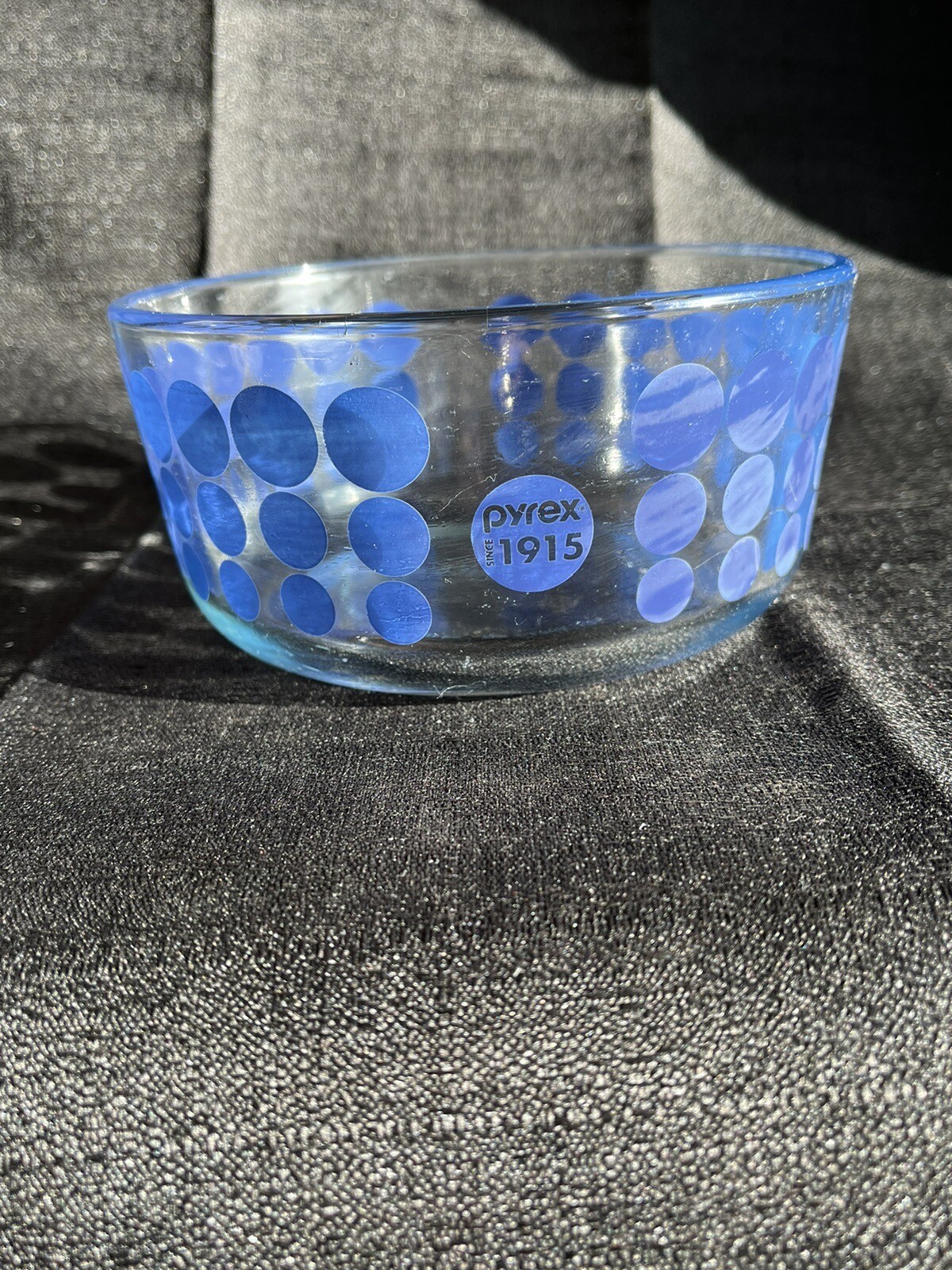 Pyrex Blue Polka Dot Bowl Glass Dish NO Lid 1 Quart, Since 1915 | eBay