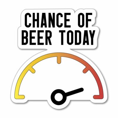 Beerometer Sticker Decal Tradies Hard Hat Funny Carpenter Toolbox ...