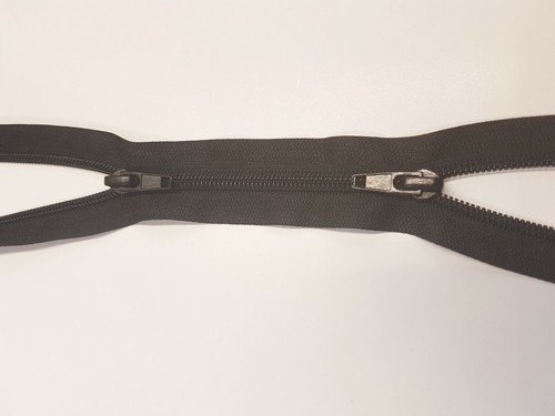 ZIPPER X TYPE 2 WAY SPIRAL CLOSED END 28" BLACK No 5 | eBay