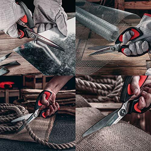 10'' Multipurpose Heavy Duty Scissors Premium Titanium Coating Forged ...