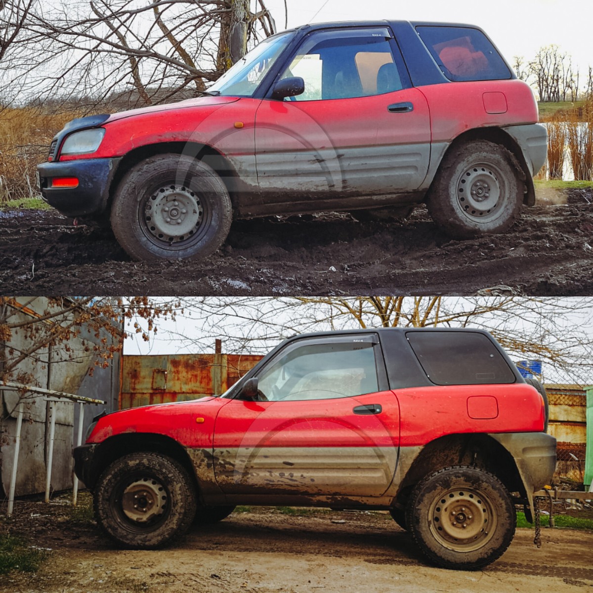 1998 Toyota Rav4 Body Kit VSaero FRP BOME V2 Body Kit 5pc > Toyota