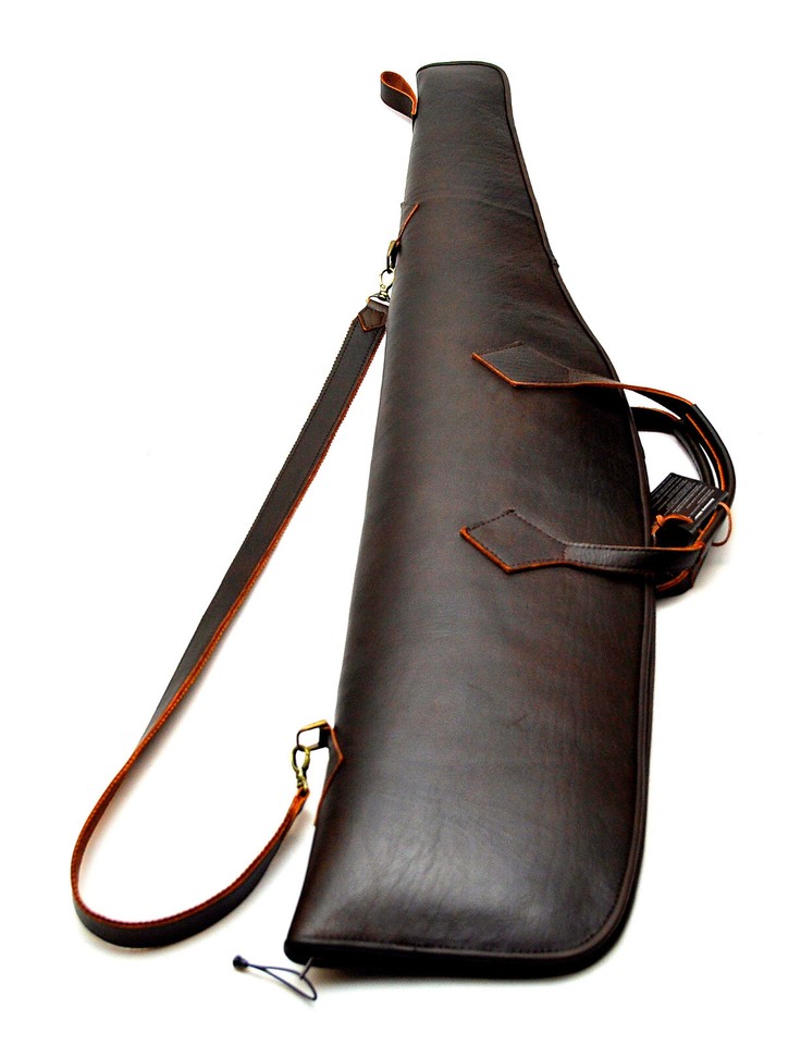 Hunting Leather Rifle Case , Hand Made, Orginal Gift , Genuine Leather ...