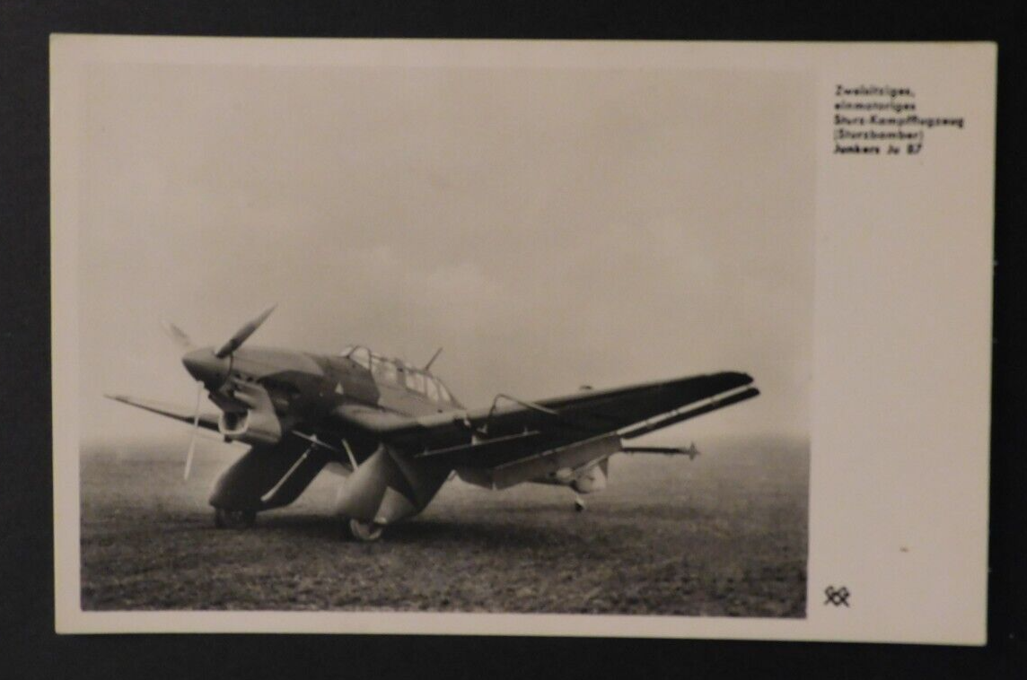 Mint Germany Picture postcard German Junkers JU 87B Dive Bomber ...