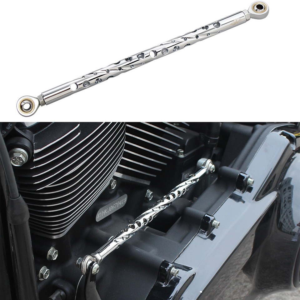 Chrome Shift Linkage Rod for Harley Breakout Fat Boy Bob Street Road ...