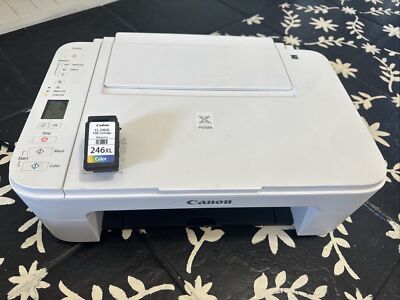 Canon Pixma TS3100 Wireless All-in-One Inkjet Printer Works- Includes ...